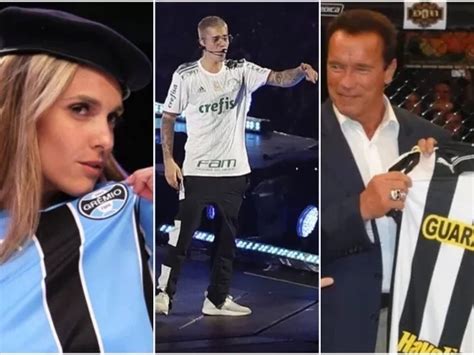 Os Times De Futebol Dos Famosos Brasileiros E Gringos