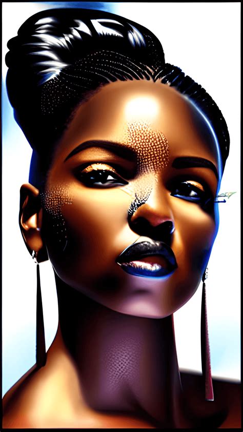 Beautiful Classy Black Women Super Resolution Hyper Realistic Intricate