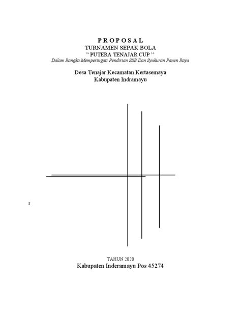 P R O P O S A L Turnamen Pdf