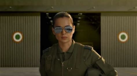 Tejas Teaser Kangana Ranaut Is Ready To Take Off Looks Fierce In Air