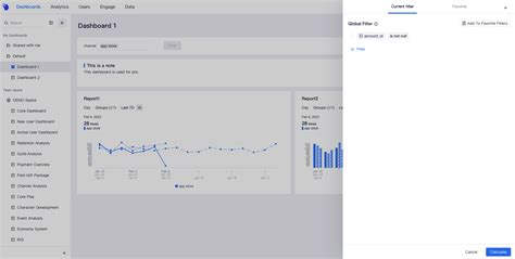 Creating A Dashboard ThinkingData