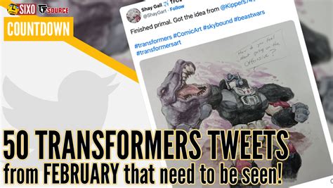 50 Transformers Tweets From February That Need To Be Seen