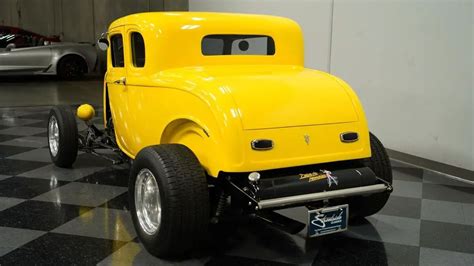 Classic Vintage Chrome Fomoco 5 Window Coupe 350 V8 Auto Trans For Sale