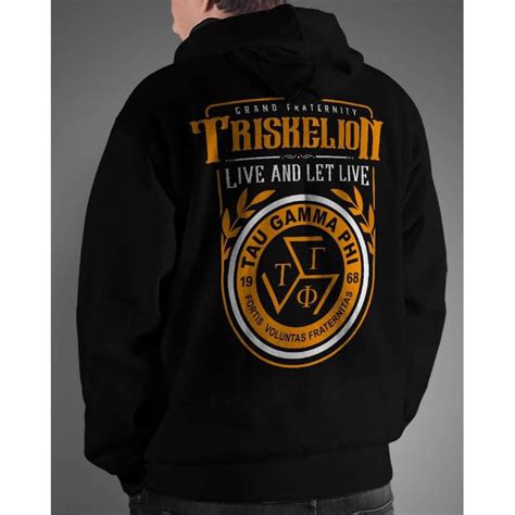 Triskelion Tau Gamma Phi Hoodie Full Zip Good Quality Lazada Ph