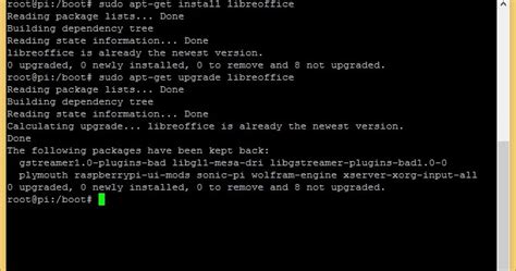 樹莓派raspberry Pi 研究 Raspbian 安裝 Libreoffice