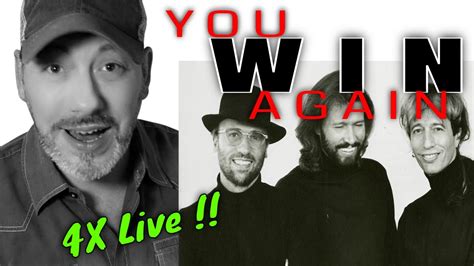 Bee Gees You Win Again Reaction Youtube