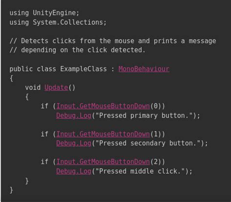 How To Get Index Of Current Mouse Button Down Ask GameDev Tv