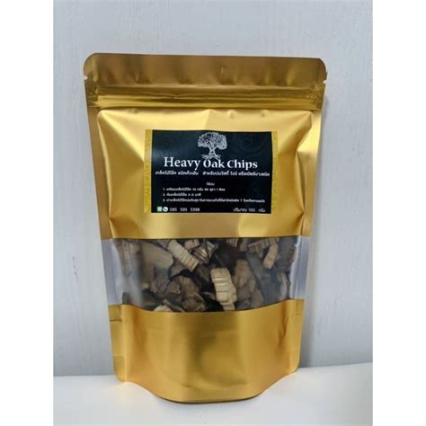 เกล็ดไม้โอ๊ค คั่วเข้ม สีทอง Oak Chips ขนาด 100g Shopee Thailand