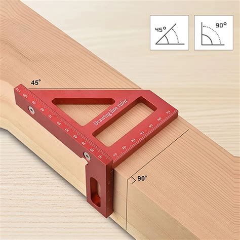 Плотницкий квадрат деревообрабатывающий квадратный транспортир Aliexpress