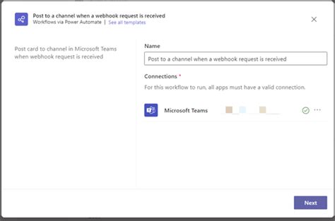 Setting Up Microsoft Teams Webhook Notifications