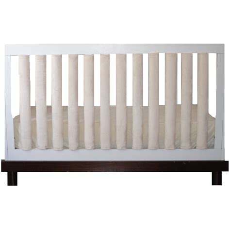 Walmart Exclusive Pure Safety Chocolate Minky Vertical Crib Liners 38