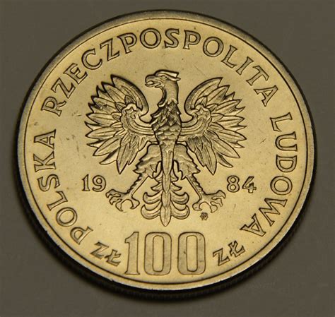 Moneta 100 zł 40 lat PRL 1984 Wrocław Kup teraz na Allegro Lokalnie
