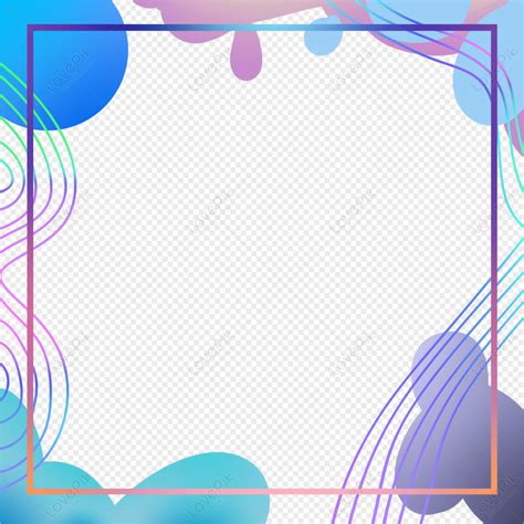 미래의 풍력 기술 바람 기하학 테두리 Png 일러스트 무료 다운로드 Lovepik