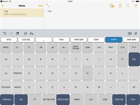 Aviation Keyboard For Foreflight Evadot