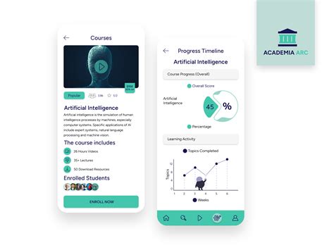 E Learning Mobile App UI Design On Behance