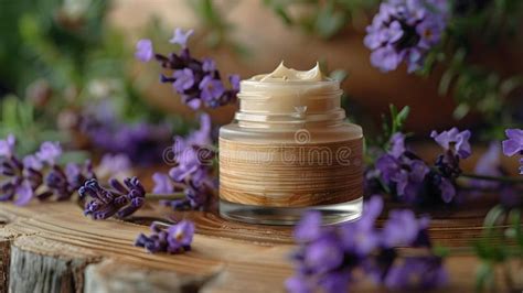 Sandalwood Facial Cream For Skincare Treatment With Peptides And
