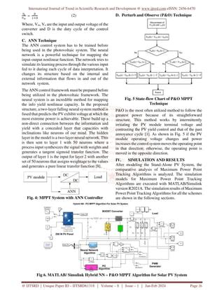 Enhancing Solar Photovoltaic System Efficiency A Comparative Analysis
