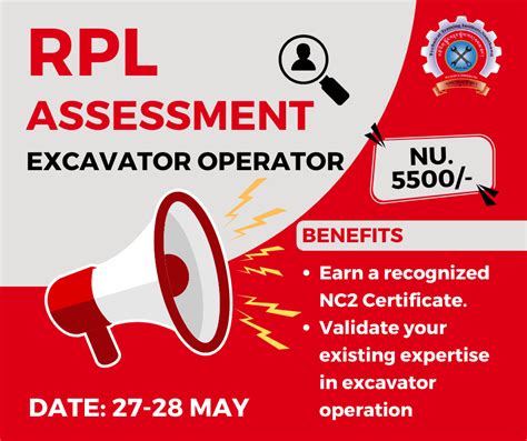 Exciting RPL Assessment Opportunity For Excavator Operators