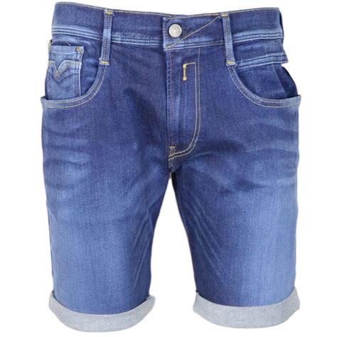 Replay Denim Mid Wash Shorts Clothing From N22 Menswear Uk