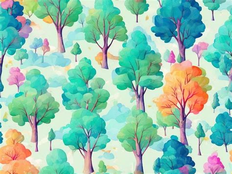 Premium Ai Image Tree Texture Background