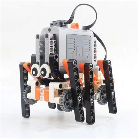 Kawaii Bionic Spider Walking Robot Of 6 Feet Moc Building Block Power
