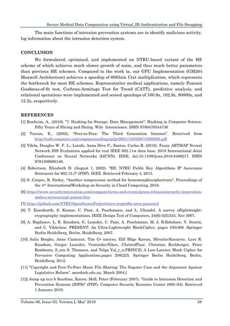 Secure Medical Data Computation Using Virtual ID Authentication And