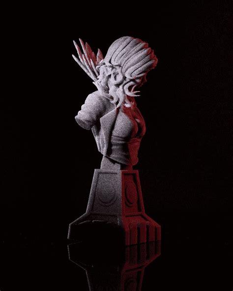 Red 3d Model Bust H3llcreator Specter3d