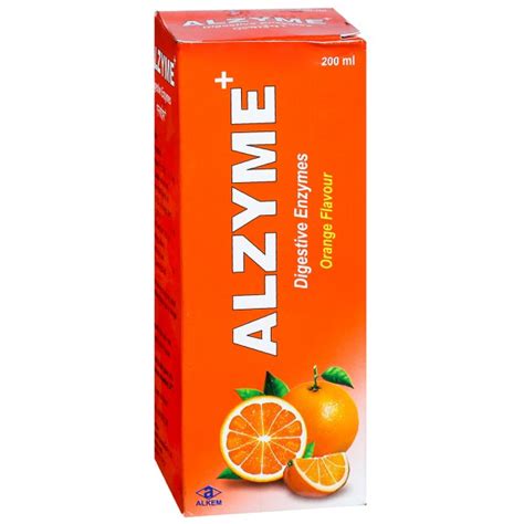 Alzyme Orange Flavour Syrup 200 Ml— Wholesale Bulk Retailershakti