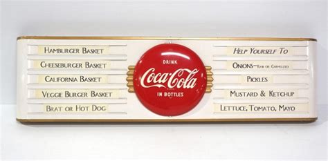 Coca Cola Menu Board