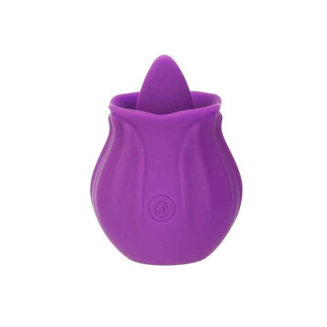 Mlady Flickering Tongue And Vibrating Clitoral Stimulator Purple