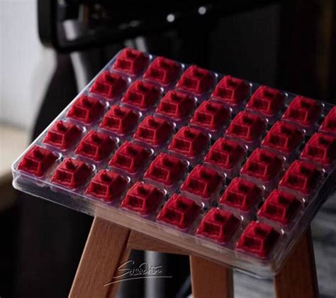 Keyboard Switch Jerrzi Rouge Switch [35pcs] 5 Pin Linear Switch Lubed Hot Swappable Hifi For