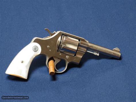 Colt Official Police 38 Special Nickel
