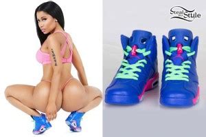 Nicki Minaj ‘anaconda Blue Jordans