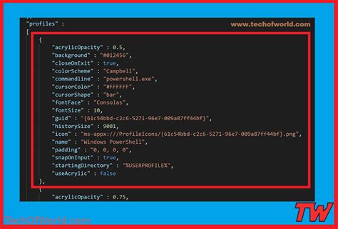 How To Add Custom Command Line In Windows Terminal Techofworld
