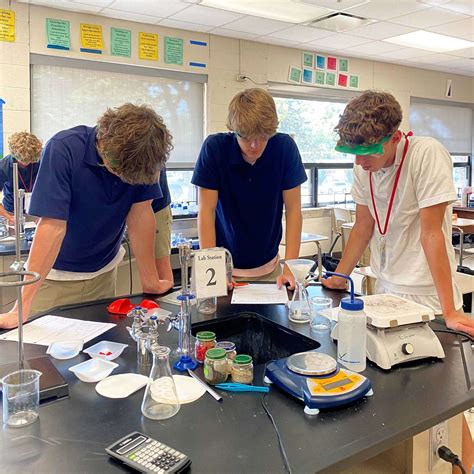 Getting The Right Mix For Chemistry Lab Lincoln Pius X Catholic High
