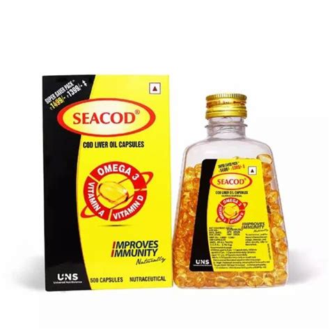 Seacod Cod Liver Oil Capsules At ₹ 261bottle Seacod Cod Liver Oil