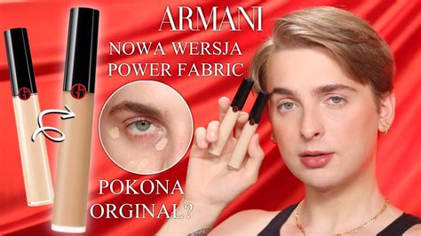 Czy ta zmiana wniesie PLUS Nowa wersja korektora Armani Beauty Power Fabric porównanie