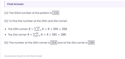 Final Answer A The Rd Number Of The Studyx