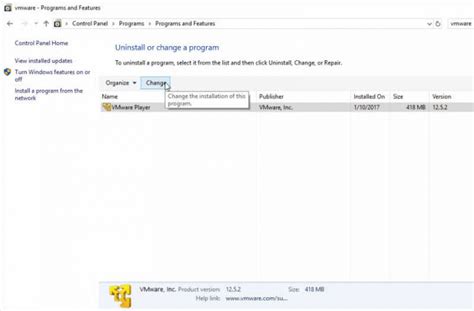 How To Uninstall VMWare Workstation Player In Windows Never Too Old To Learn