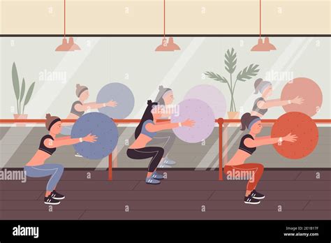 Squat Group Stock Vector Images Alamy