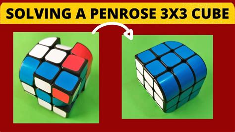 Solving A Penrose Curve Cube 3 Coloured 3x3 Shape Mod Hobby