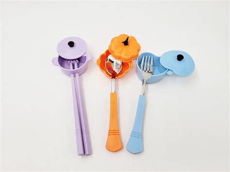 Le Creuset小鍋心餐具3件入 筷匙叉 GC代贈 GC贈物網