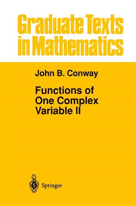 Buy Functions Of One Complex Variable II Book Online At Low Prices In India Functions Of One