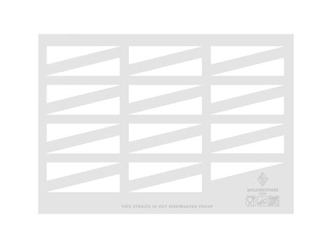 One Sided Triangle Stencil Moldbrothers