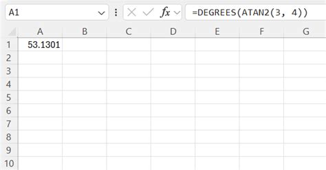 How To Use The Atan2 Function In Excel Myexcelonline