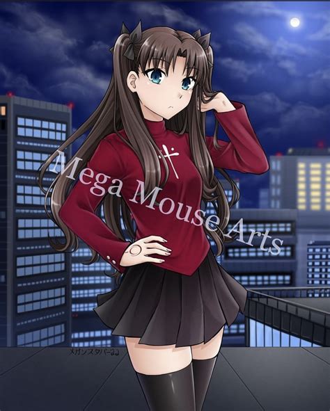 Anime Fate Tohsaka Rin Welcome To MegaMouseArts
