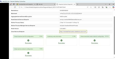 azure error when registering data factory integration runtime on