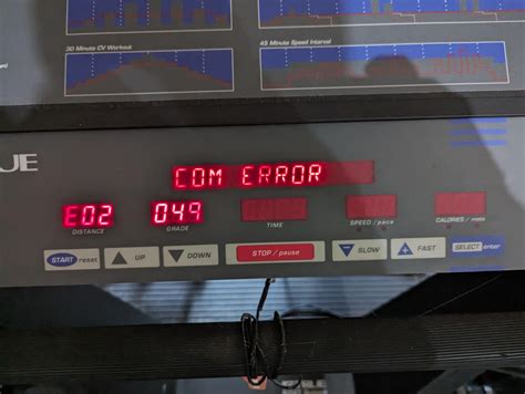 True 500 E02 Comm Error Rtreadmills