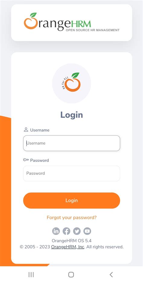 How To Configure Url And Login To The App For Orangehrm 5x Users