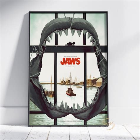 Jaws Poster Etsy